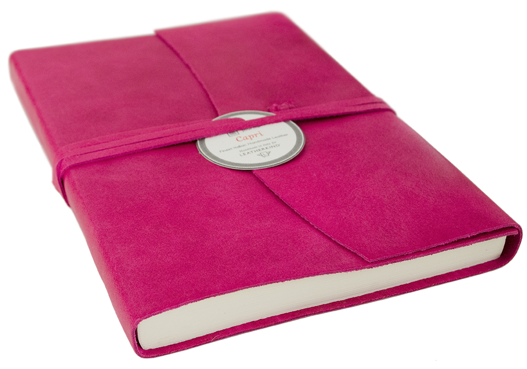 Personalised Capri A5 Leather Journal | Personalised Handmade Leather ...