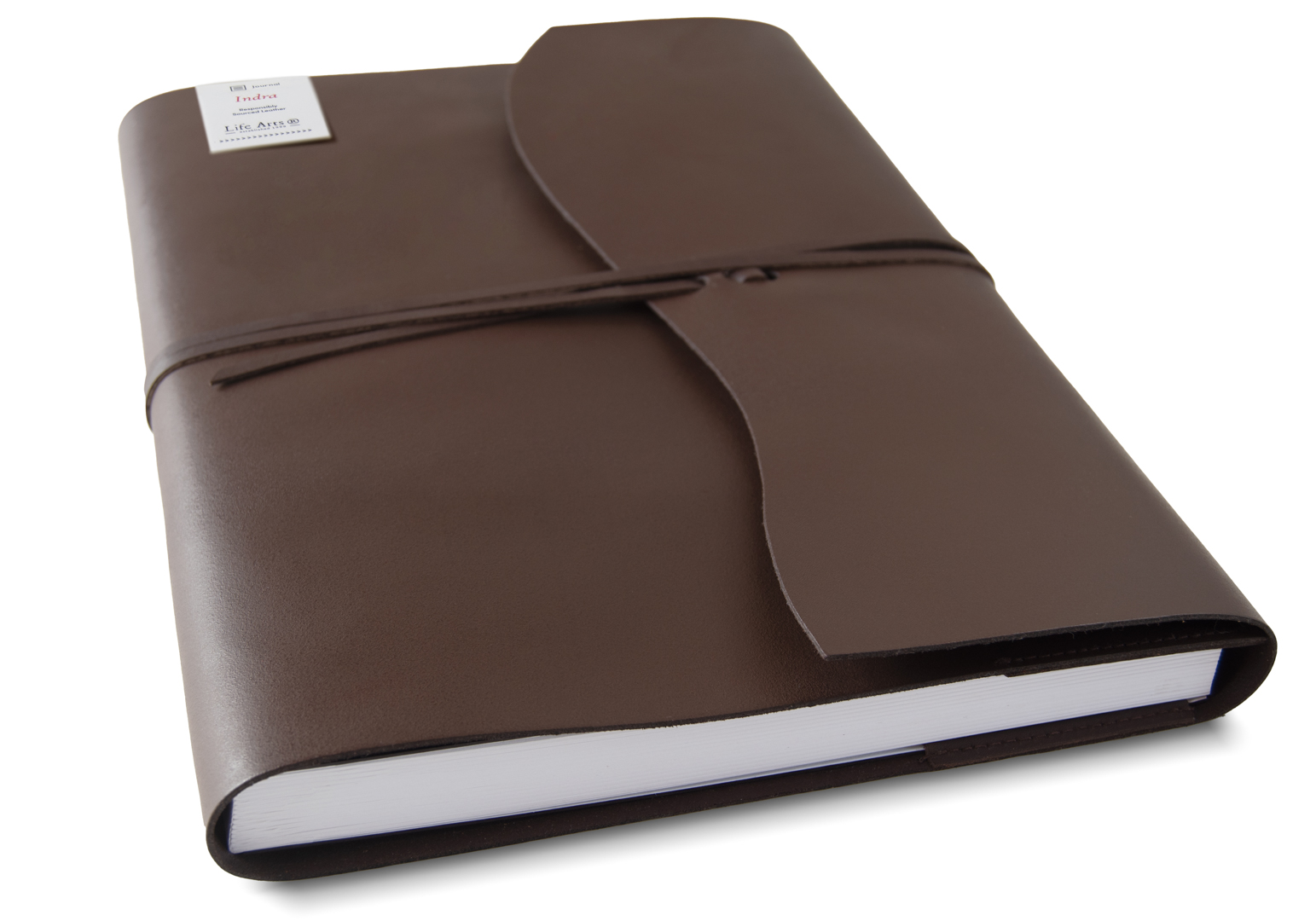 Personalised Indra A4 Leather Refillable Journal | Personalised ...