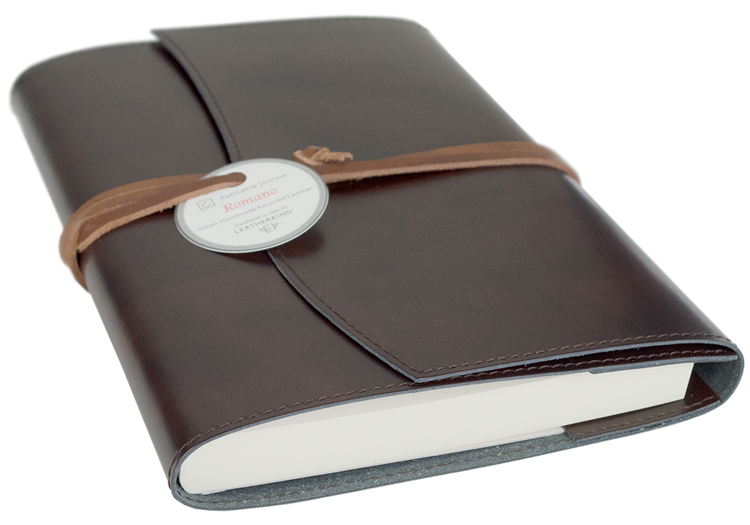 Romano Refillable Journal | Personalised Handmade Leather Gifts ...