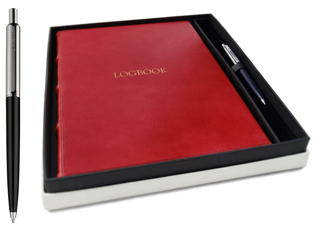 Personalised Chianti A4 Leather Yacht Logbook | Personalised Handmade ...