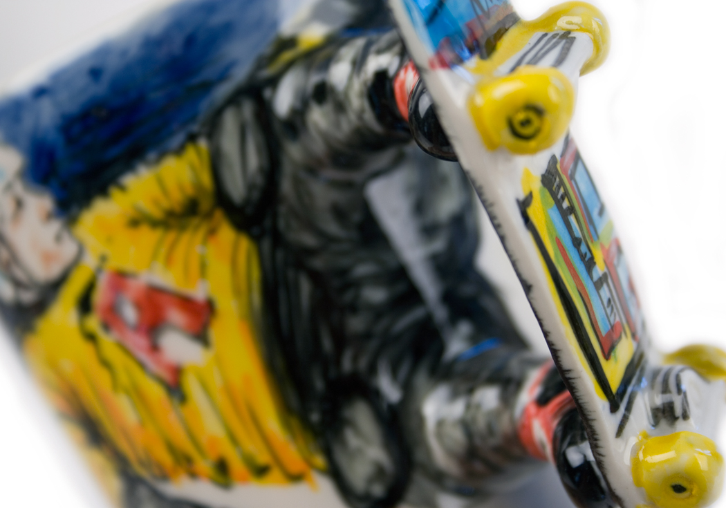 Skateboard Coffee Mug | World Famous Handmade Coffee Mugs