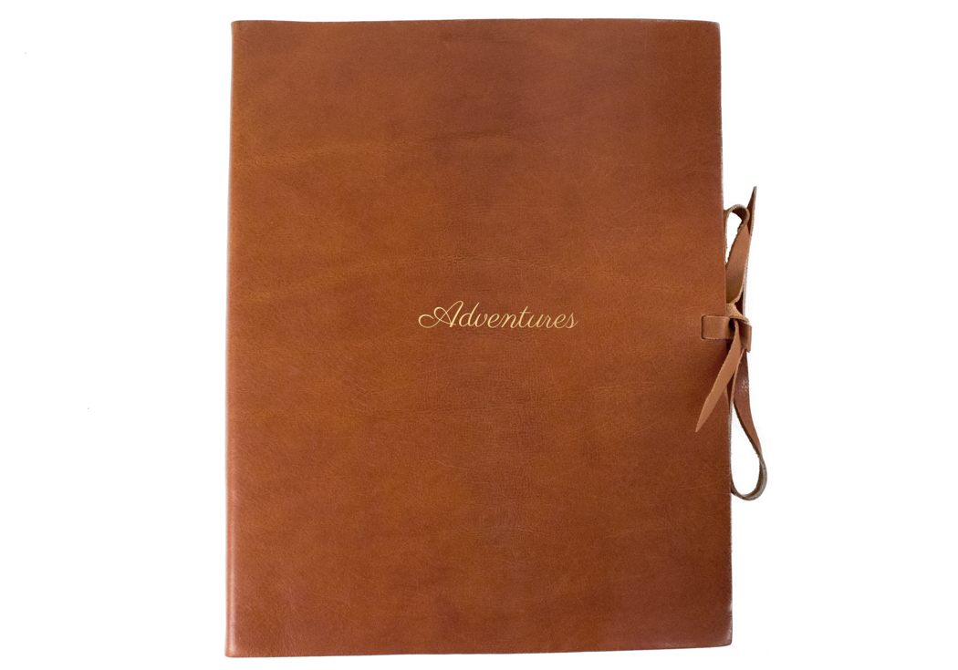 Personalised Rustico Large Leather Photo Album | Personalised Handmade ...