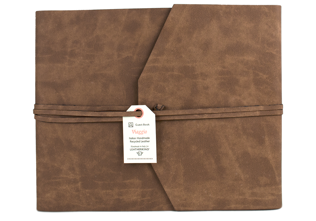 Viaggio Extra Large Guest Book | Personalised Handmade Leather Gifts ...
