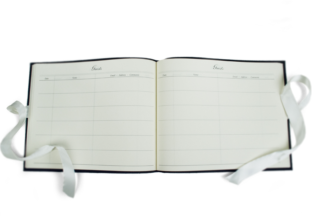 Personalised Puro Extra Large Leather Guest Book | Personalised ...