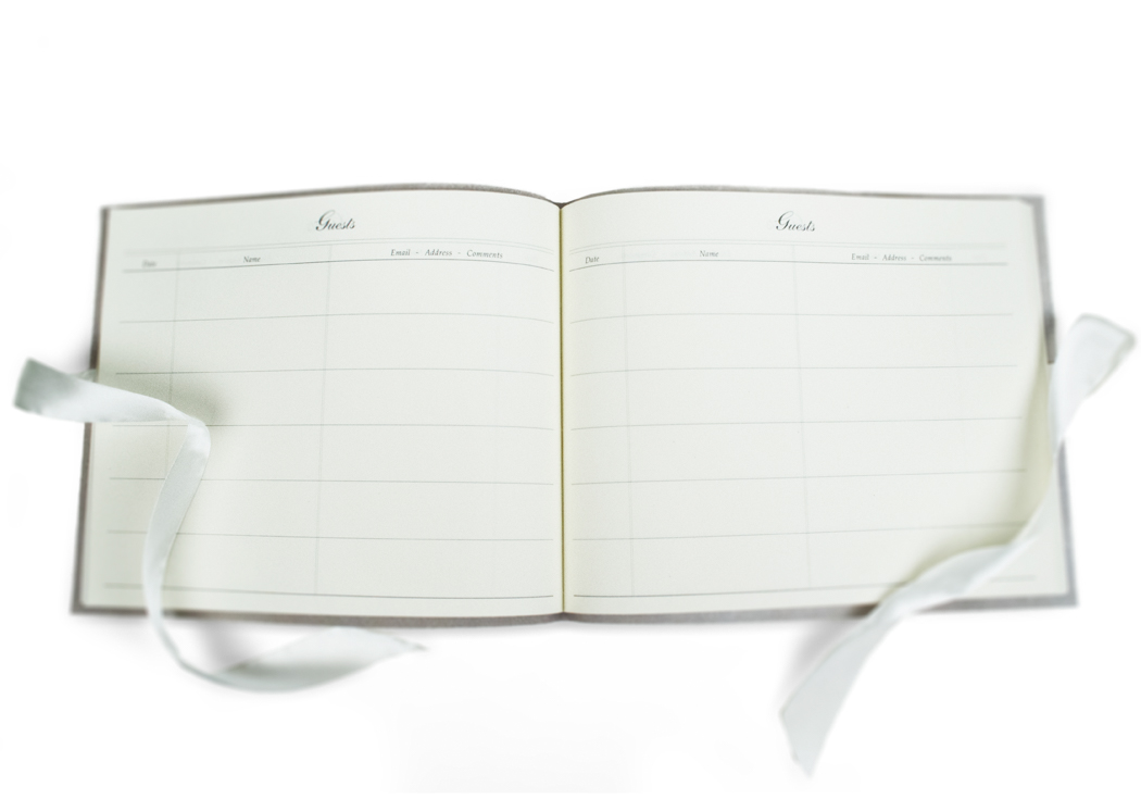 Personalised Puro Extra Large Leather Guest Book | Personalised ...